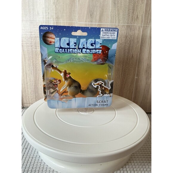 IceAge | Toys | Ice Age Collision Course Scrat 5 New Action Figure Rare ...